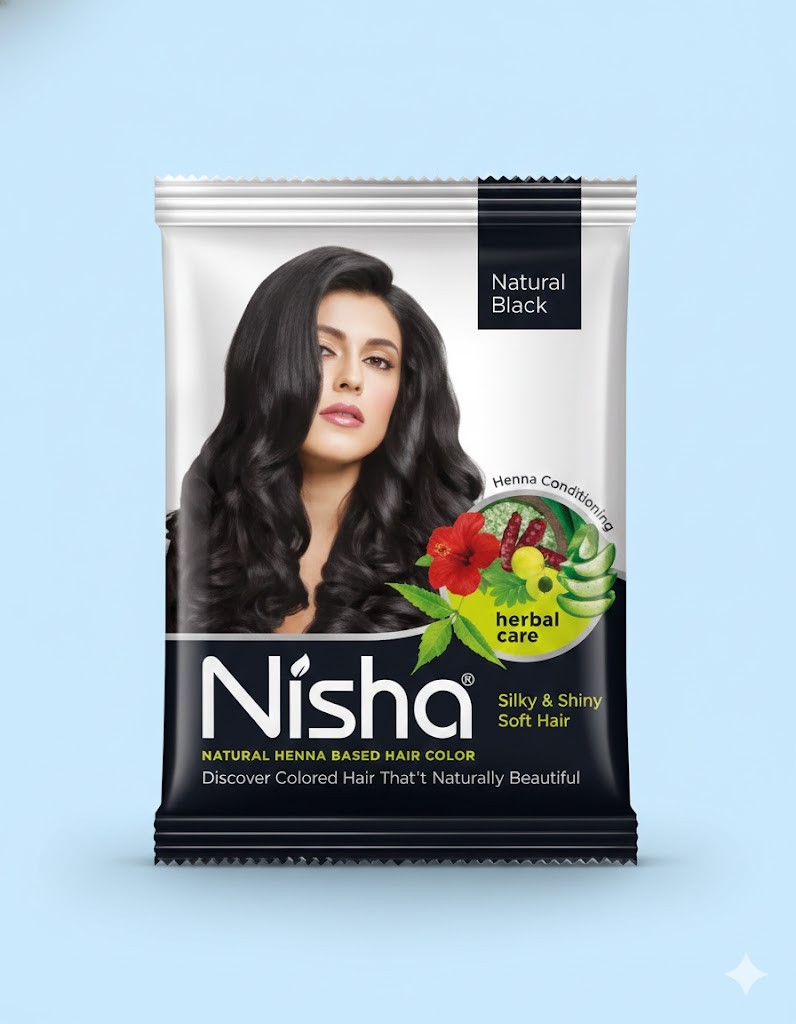 Nisha Natural Black Colour